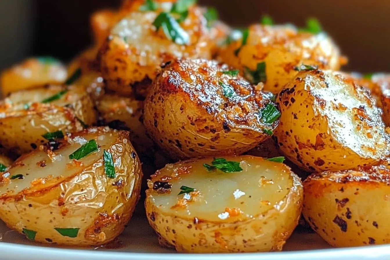 Crispy Garlic Butter Potatoes