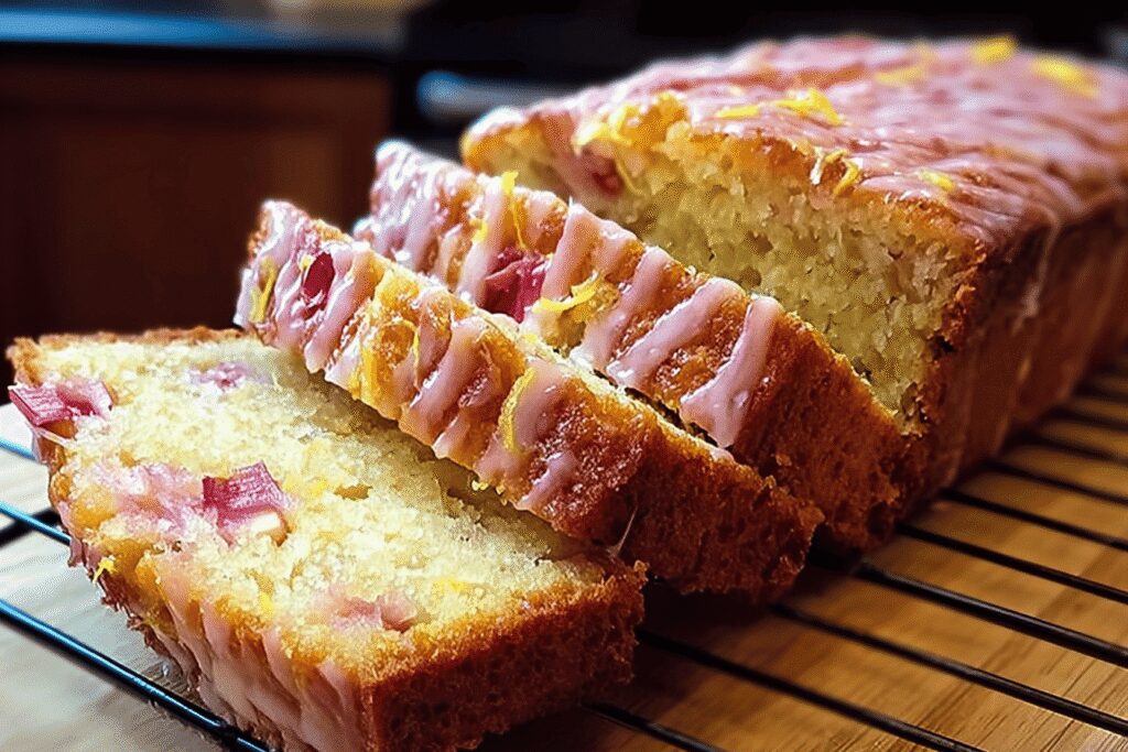 Lemon Rhubarb Loaf