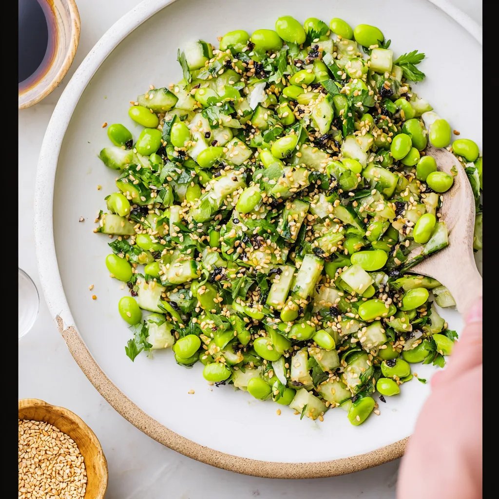 Cucumber Edamame Salad